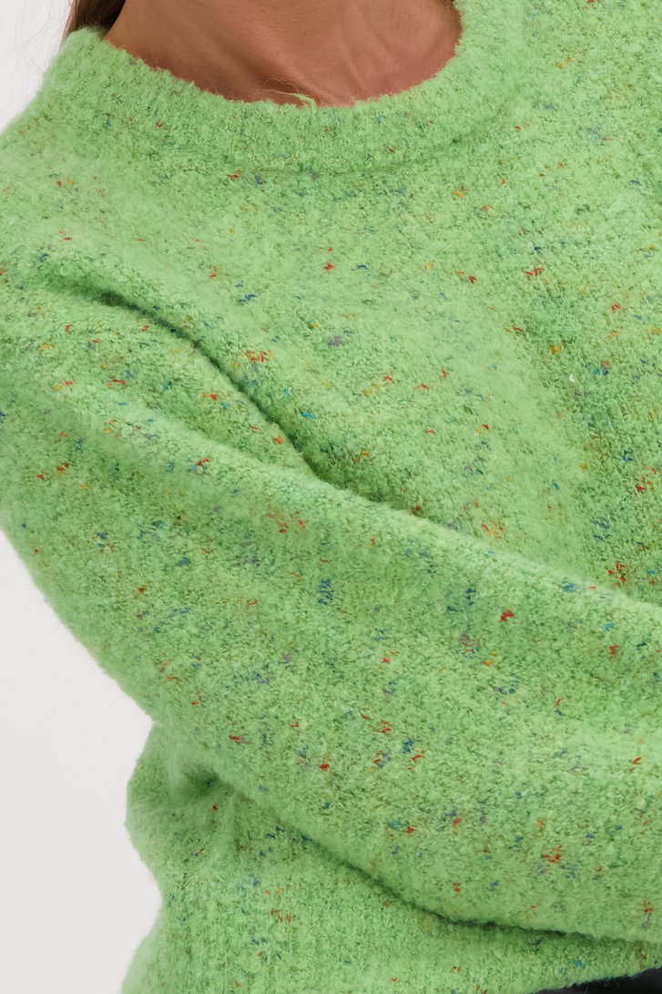 Lichtgroene gemêleerde trui van JDY | 3164927 | Test-oude-seizoenen | e5