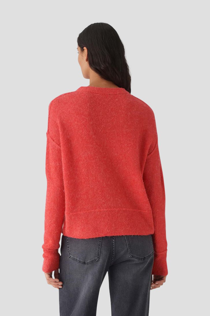 Rode trui met wol en mohair van Opus | 7388164 | Truien en cardigans | e5