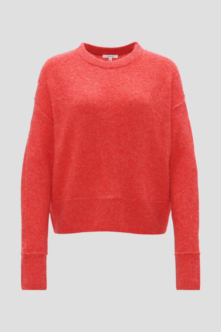 Rode trui met wol en mohair van Opus | 7388164 | Truien en cardigans | e5