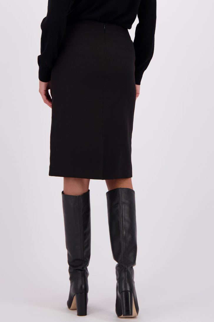 Zwarte knielange rok van Claude Arielle | 7522348 | Dameskleding | e5