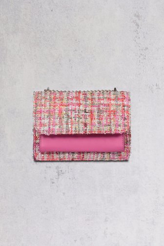Roze handtas in bouclé van Bulaggi | 7385538 | Test-oude-seizoenen | e5