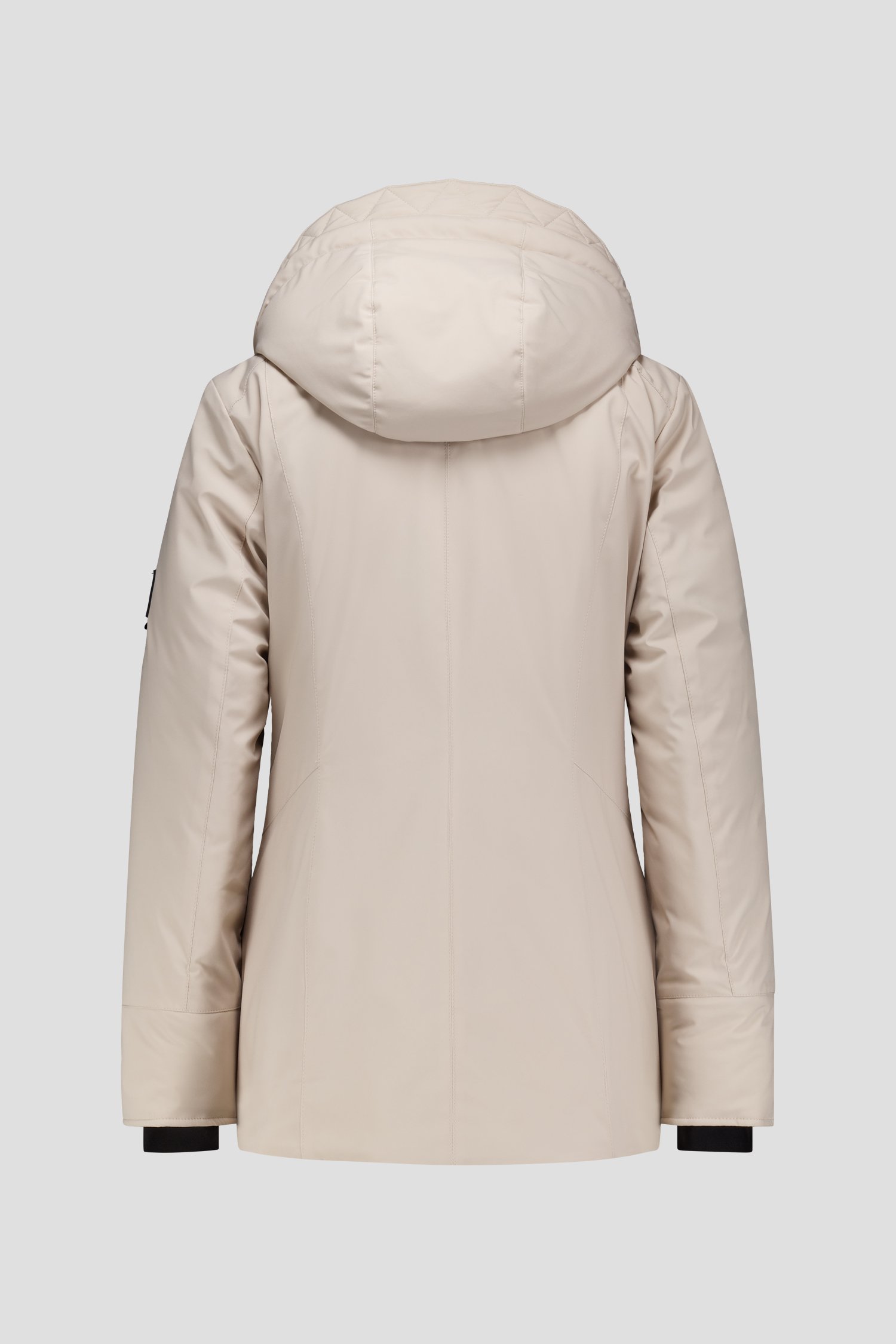 Beige gewatteerde regenjas van Barbara Lebek | 7570747 | Regenjas dames ...