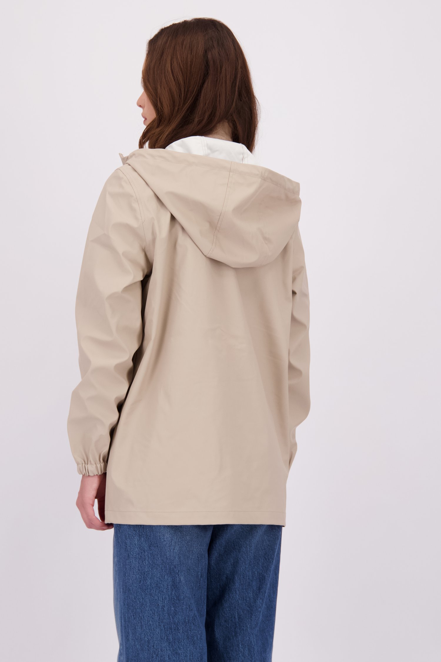 Beige regenjas met kap van JDY | 7503756 | Regenjas dames | e5