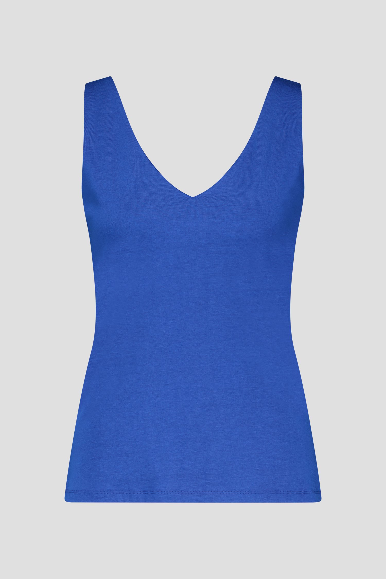Blauw topje met V-hals van More & More | 3429251 | Dames | e5