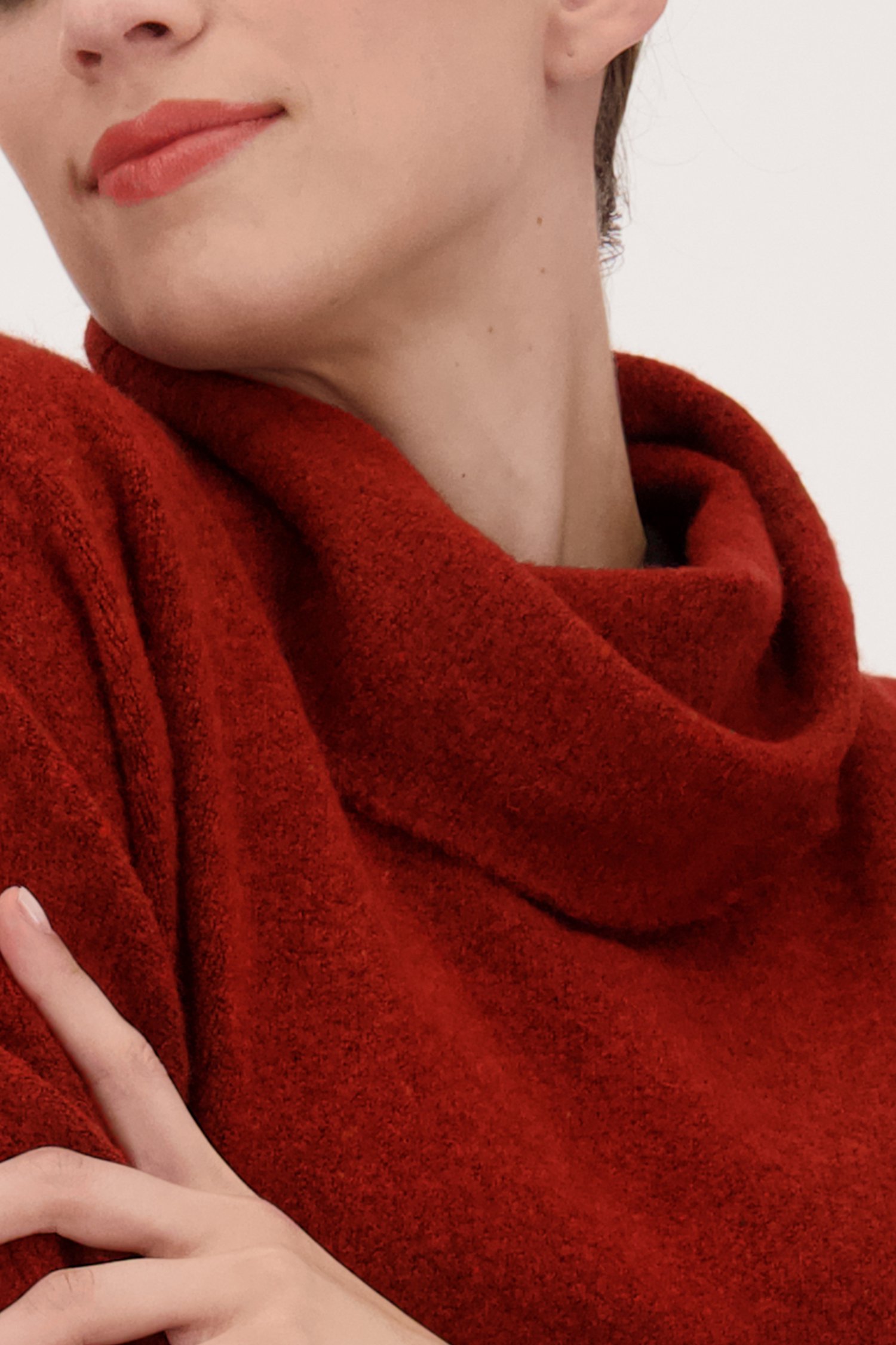 Donkerrood truitje met rolkraag van D'Auvry | 3032965 | Test-oude ...