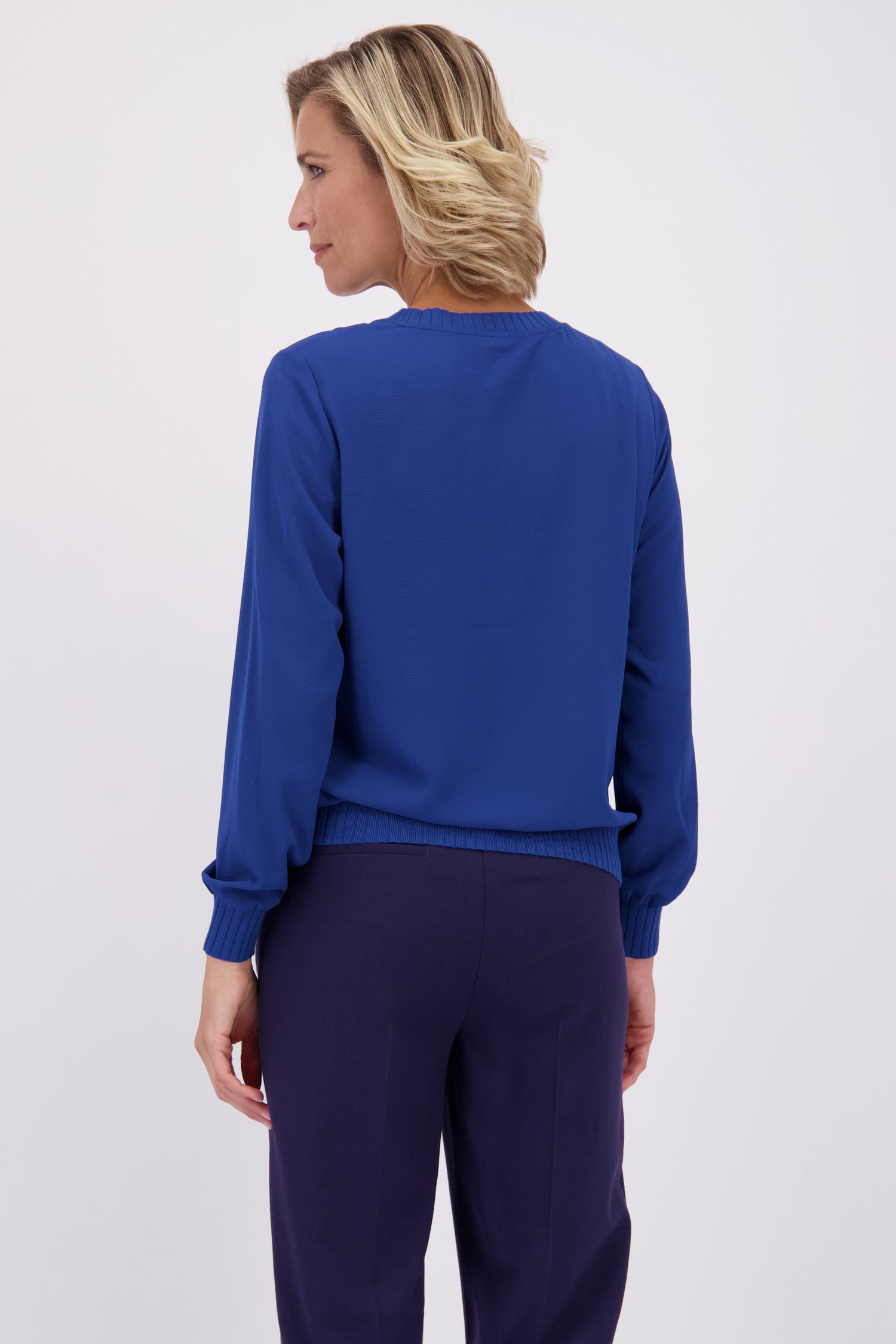 Kobaltblauwe blouse van Claude Arielle | 7270653 | Test-oude-seizoenen | e5