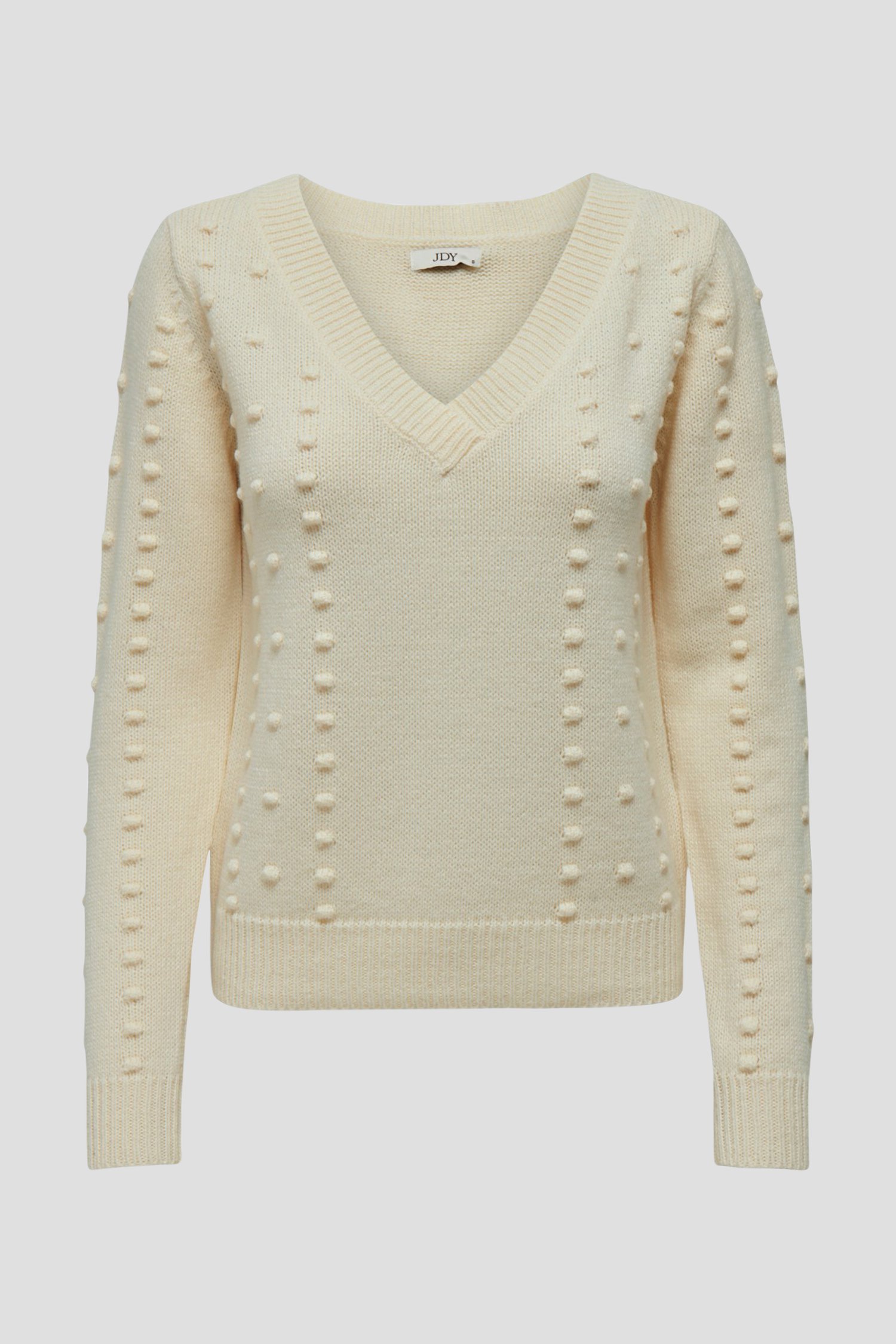 Pull écru à pois tricotés de JDY | 3296683 | Vêtements femmes | e5