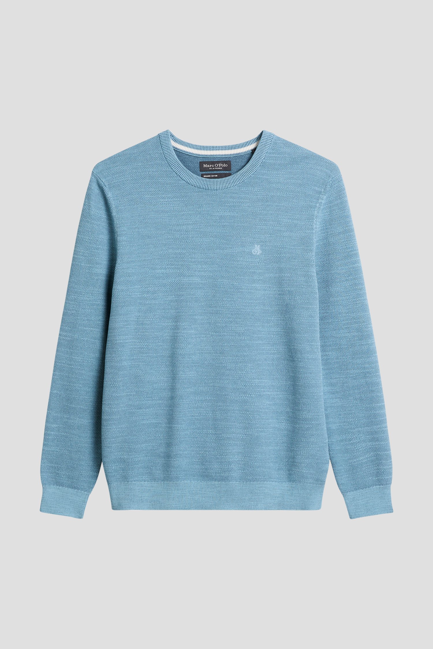 Pull fin bleu clair de Marc O'Polo | 7916715 | Vêtements hommes | e5