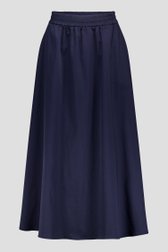 Lange donkerblauwe rok van Liberty Island | 7366340 | Dameskleding | e5