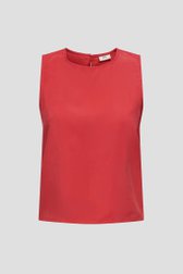 Rood topje met overslag op de rug van JDY | 7497995 | Dameskleding | e5